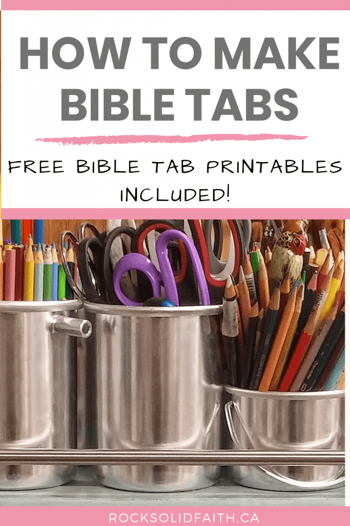 How To Make Beautiful Bible Book Tabs - Free Bible Index Tab Printable ...
