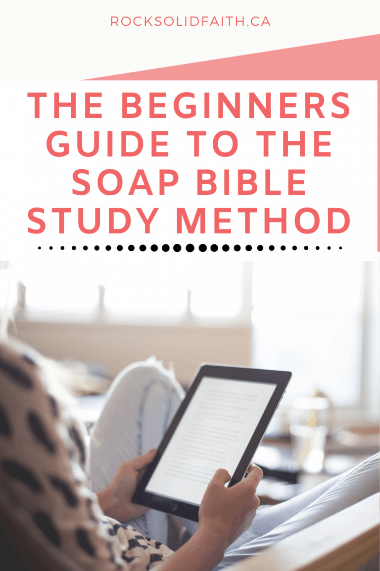 How To Use SOAP Bible Study Method (plus Free Printable)