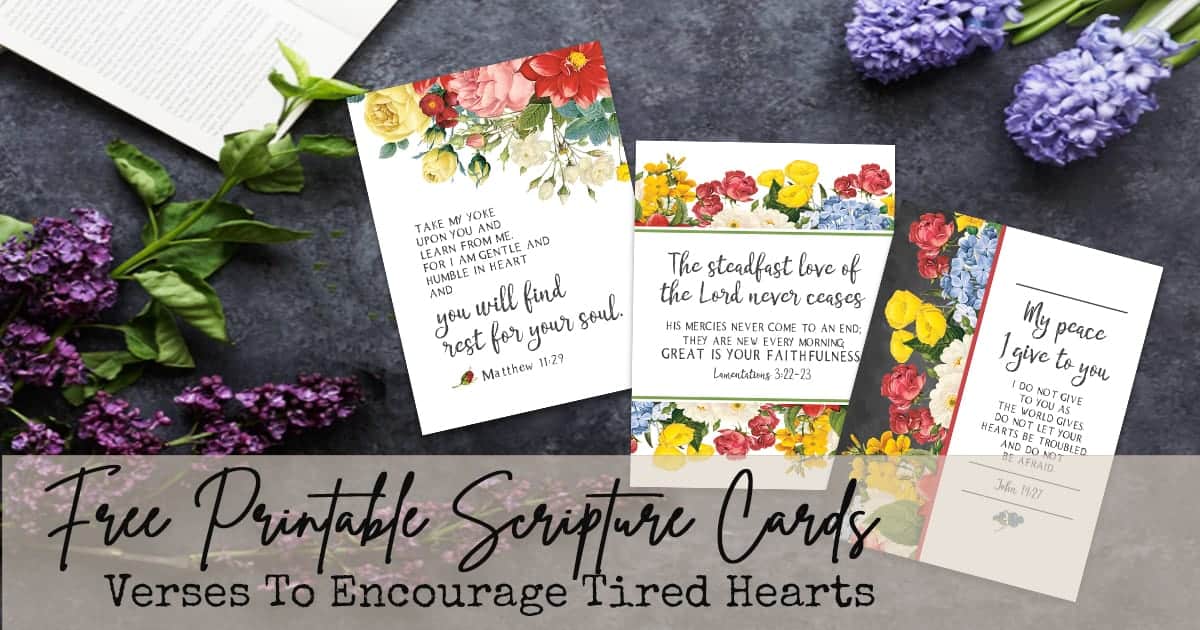 365 Free Printable Scripture Cards To Help You Memorize Scripture
