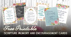 365 Free Printable Scripture Cards To Help You Memorize Scripture