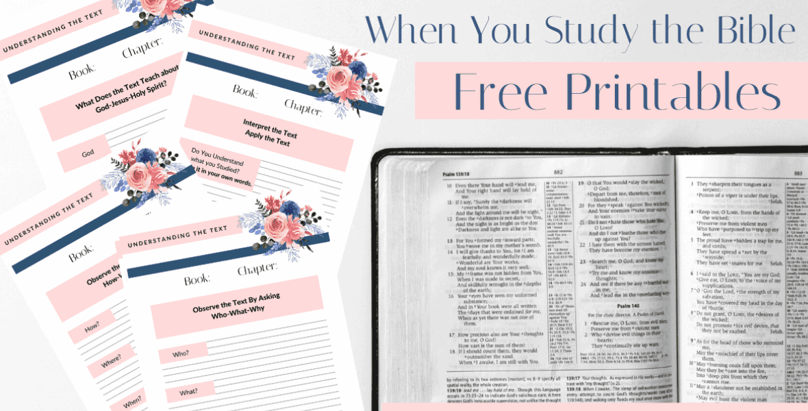 Free Bible Study Worksheets For Adults