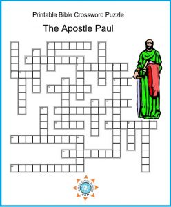 20 Free Printable Bible Crossword Puzzles For Adults