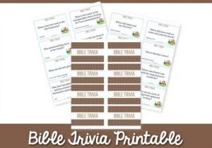 Free Printable Bible Trivia Questions And Answers