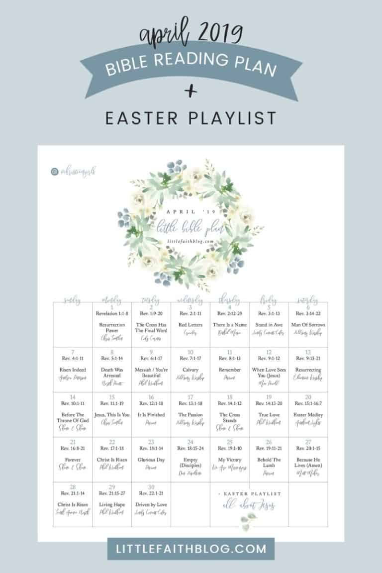 Free Easter Bible Reading Plans With Easter Bible Verses!
