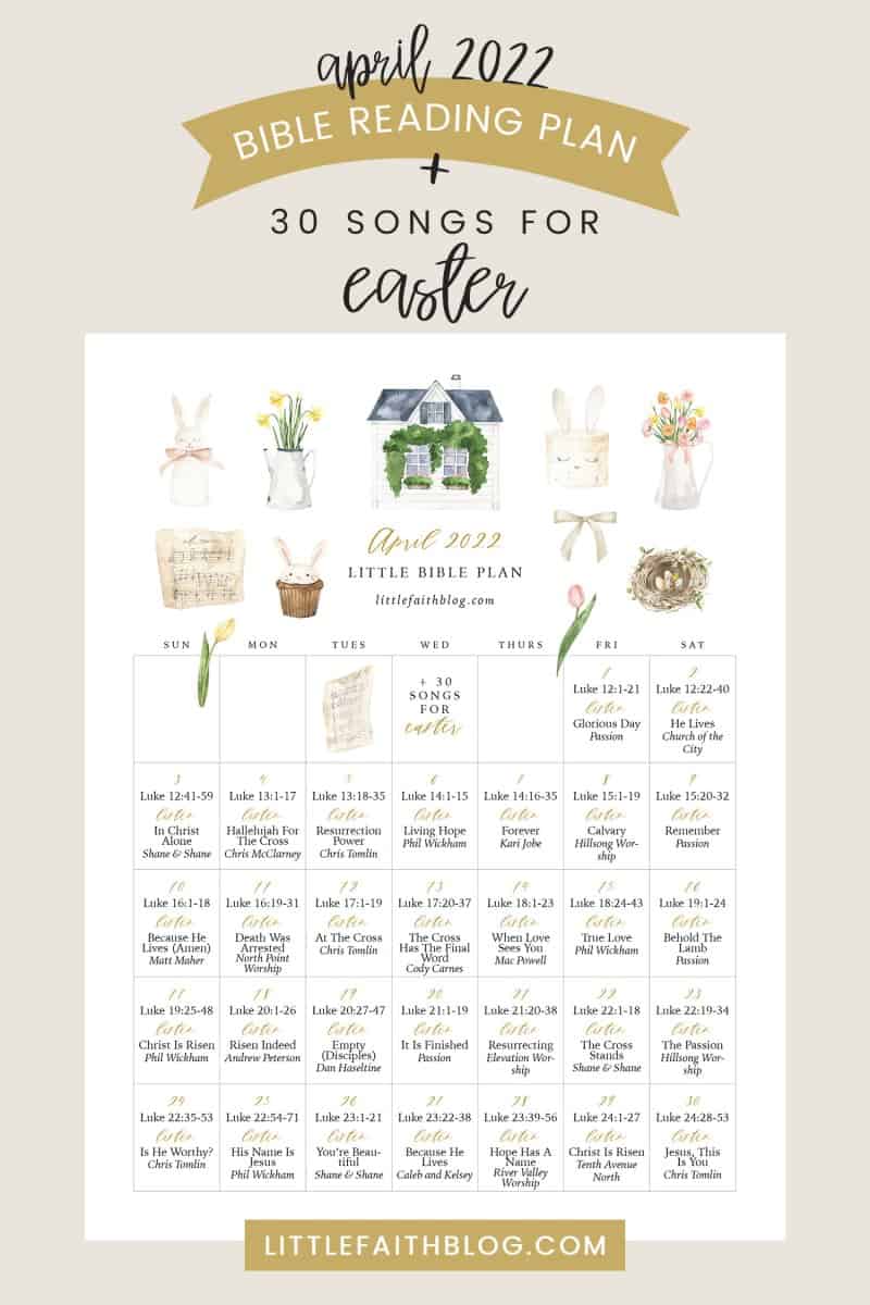 Free Easter Bible Reading Plans With Easter Bible Verses!